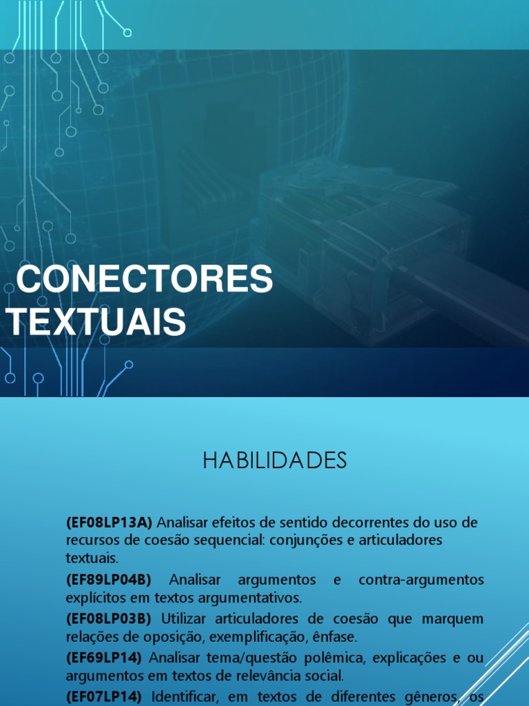 Conectores Textuais | PDF | Jornalismo | Linguística