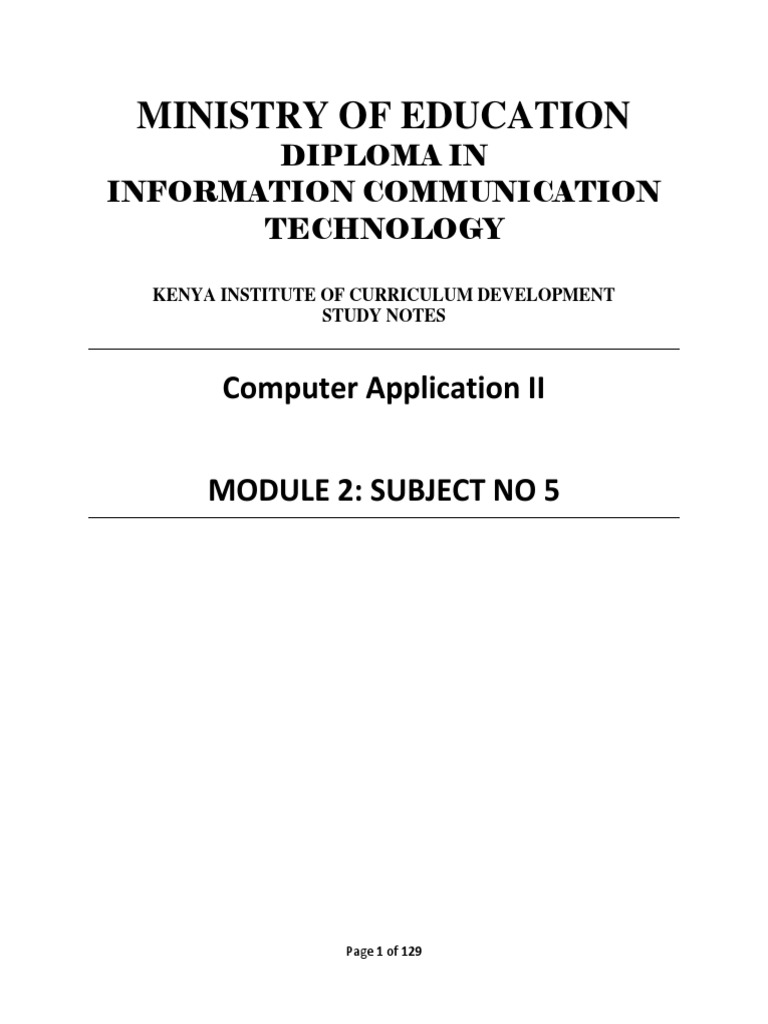 Computer Application II-1 | PDF | Debits And Credits | Bookkeeping