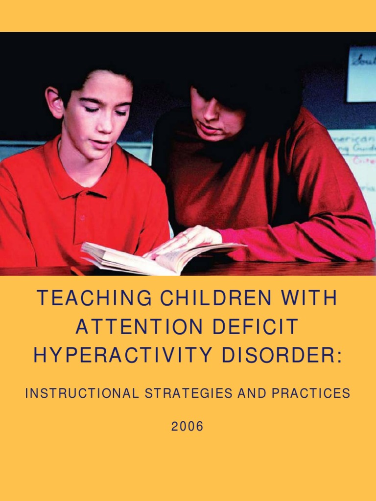 Teaching Children With Attention Deficit Hyperactivity Disorder | PDF ...