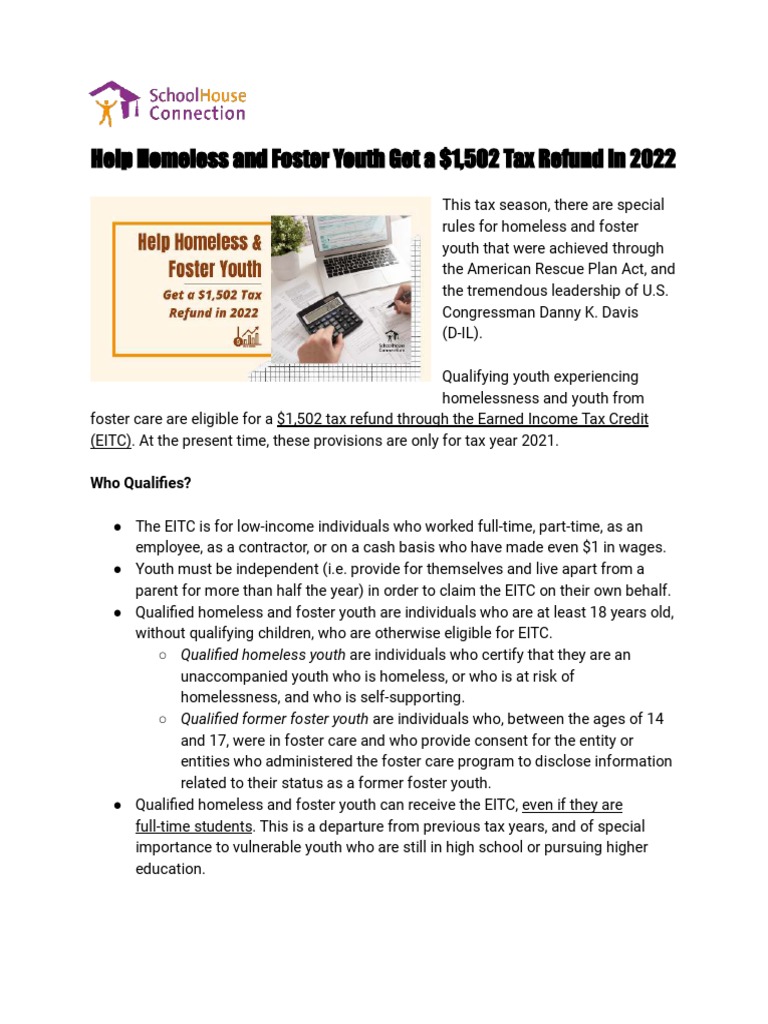 Eitc Tax Refund | PDF | Earned Income Tax Credit | Economies
