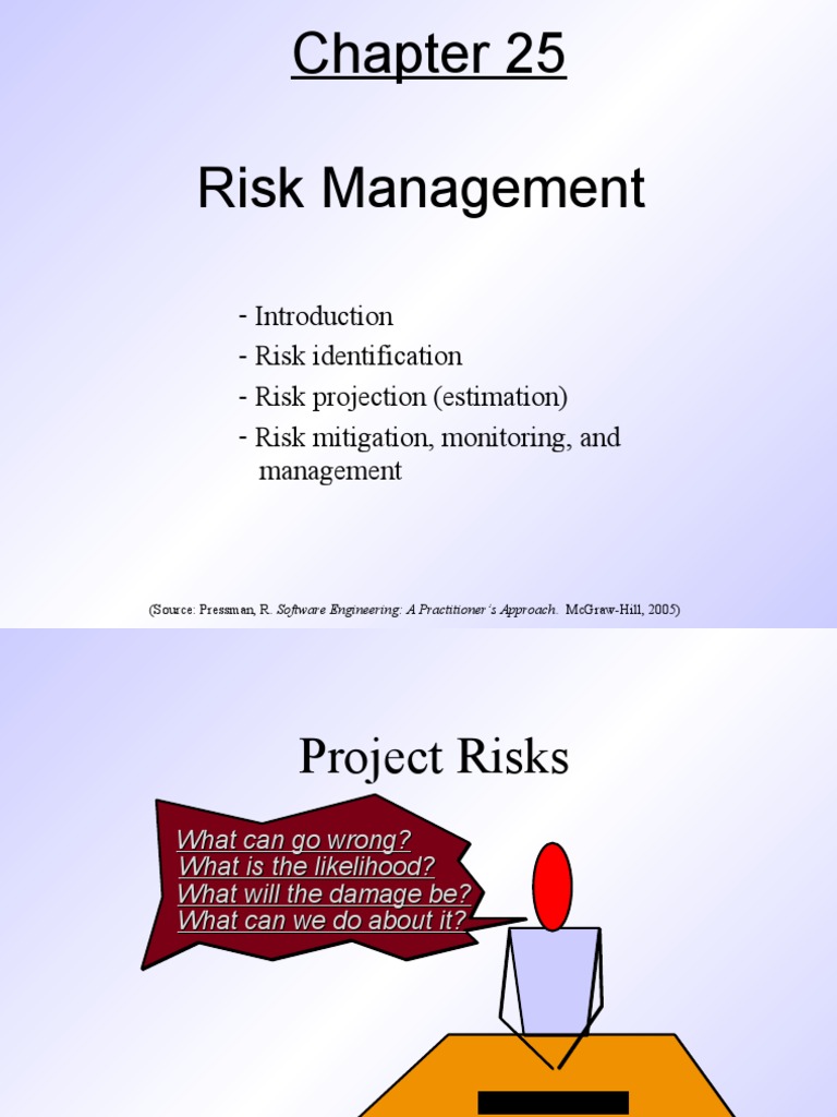 Pressman CH 25 Risk Management | Download Free PDF | Risk | Risk Management
