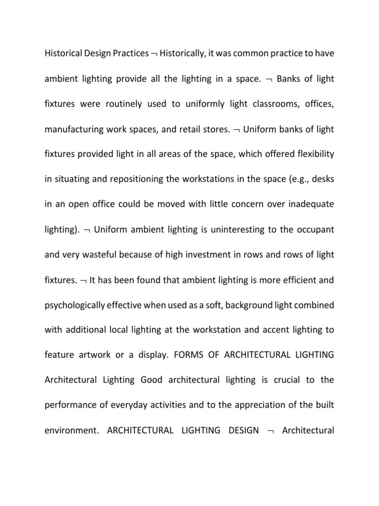 Historical Design Practices | PDF