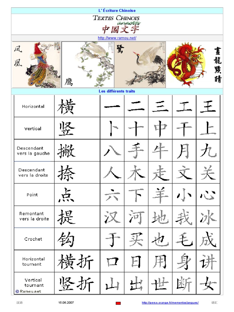 Ecr I Ture Chinoise | PDF | Caractères chinois | Notation
