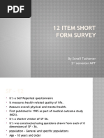 KCCQ 12 Scoring Instructions | PDF | Medicine
