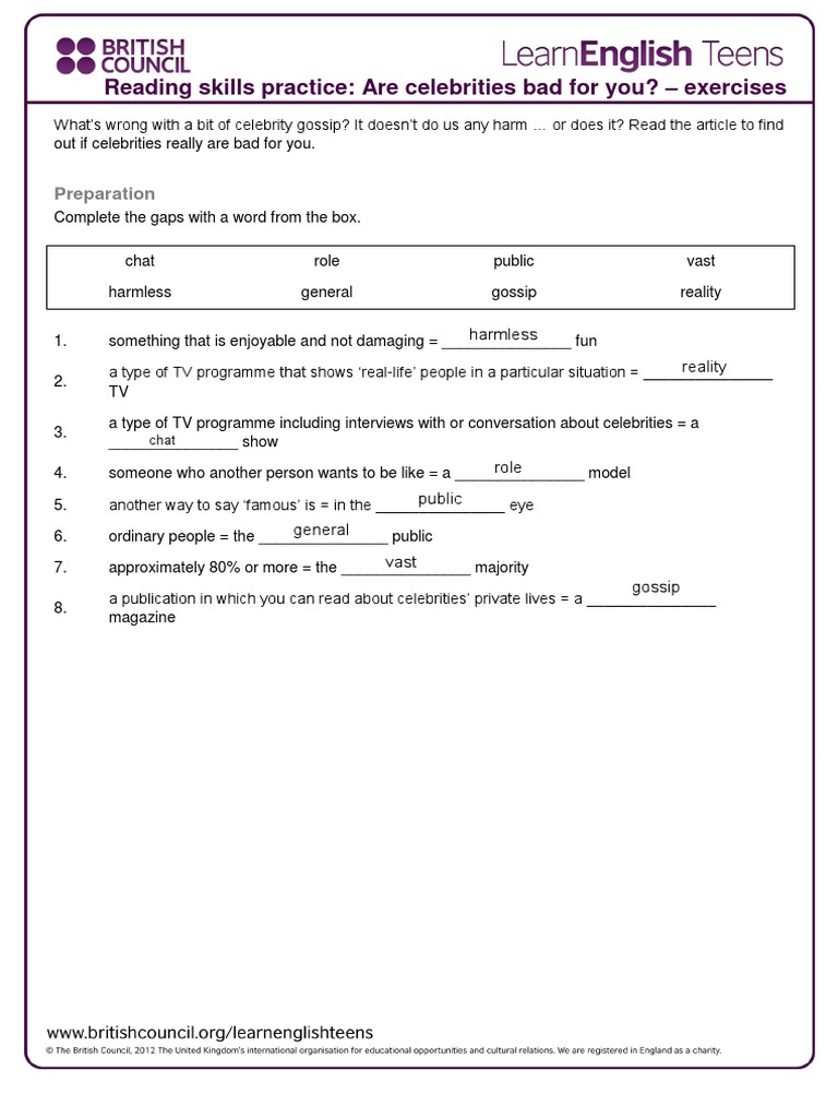 Celebrities Reading Task | Download Free PDF | Cognitive Science | Cognition