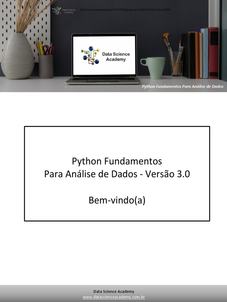 Python Fundamentos para Análise de Dados - Versão 3.0 Bem-Vindo (A ...