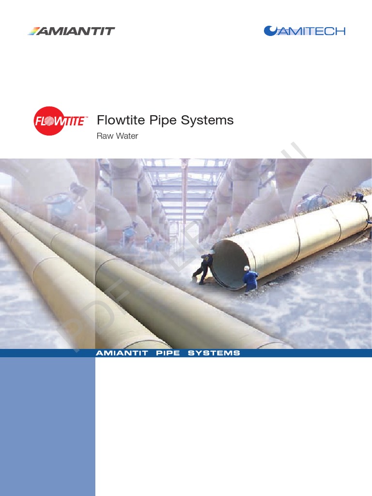 PDF Version!: Flowtite Pipe Systems | PDF | Fiberglass | Pipe (Fluid ...