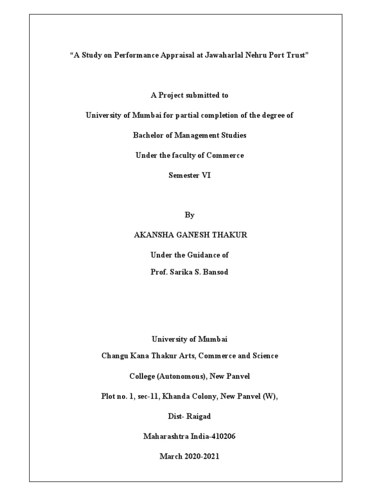 Blackbook PDF | PDF | Performance Appraisal | Human Resource Management