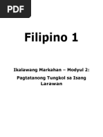 Filipino Module 1 Grade 1 | PDF