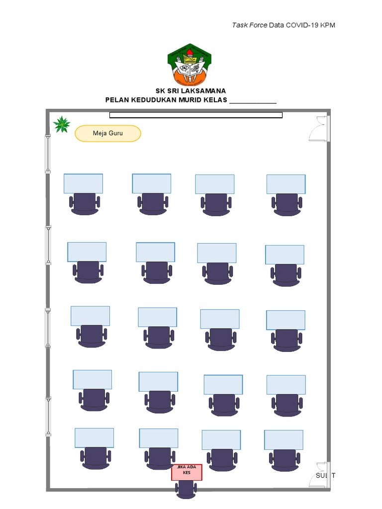Pelan Kedudukan Murid Di Dalam Kelas | PDF Pelan Kedudukan Murid Di Dalam Kelas | PDF