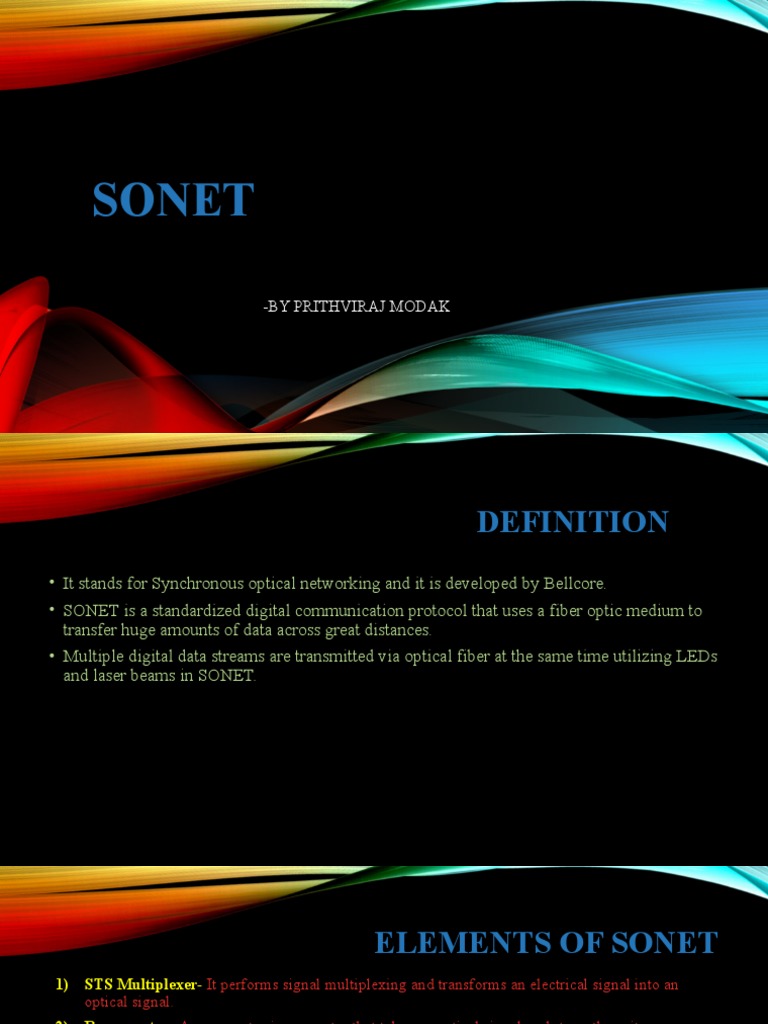 SONET: Definition and Key Components | PDF | Technology & Engineering