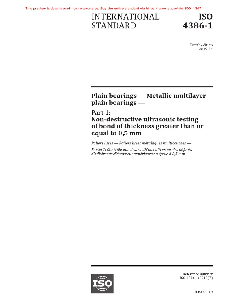 Iso 4386 1 2019 en PDF | PDF | International Organization For ...