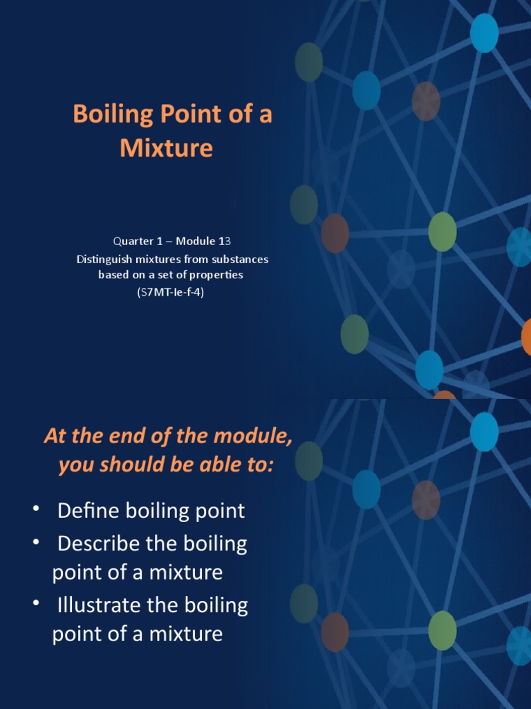 Boiling Point of Mixtures | PDF | Boiling | Water