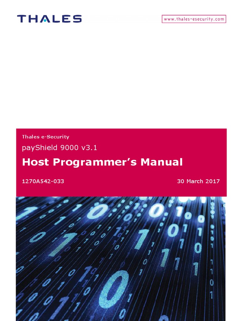 1270A542-033 Host Programmer v3.1 | PDF | Cryptography | Personal ...