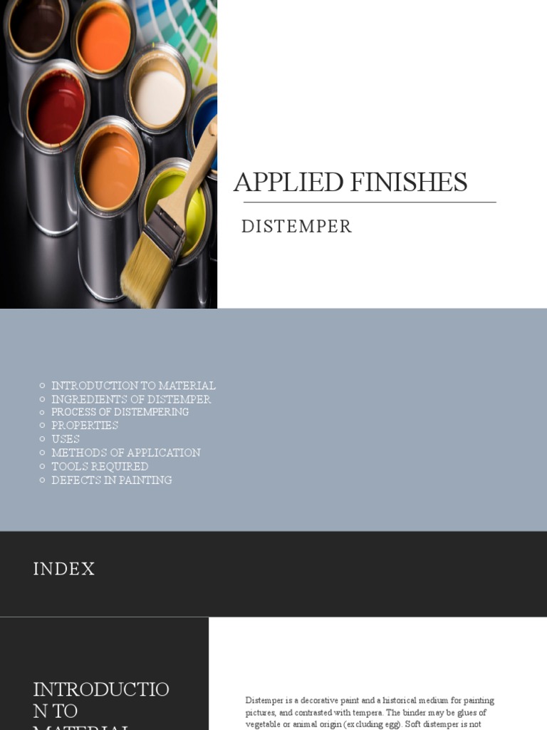 Applied Finishes | PDF | Paint | Adhesive