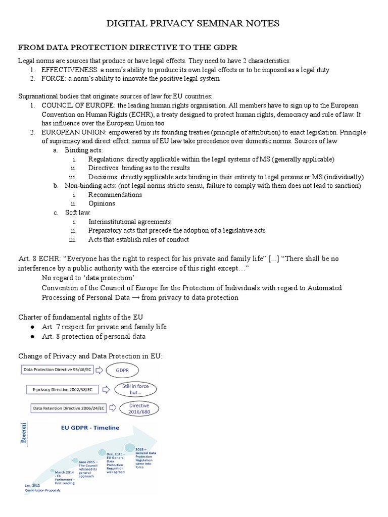 GDPR and Data Protection Evolution | PDF | Information Privacy | Privacy