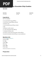 Original CHIPITS Cookies Recipe Recipes | PDF | Baking | Cooking