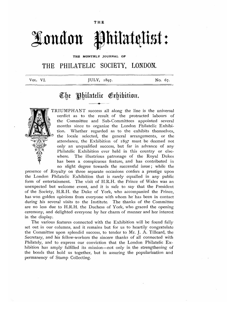 London Philatelist | PDF | Postage Stamp | Philately