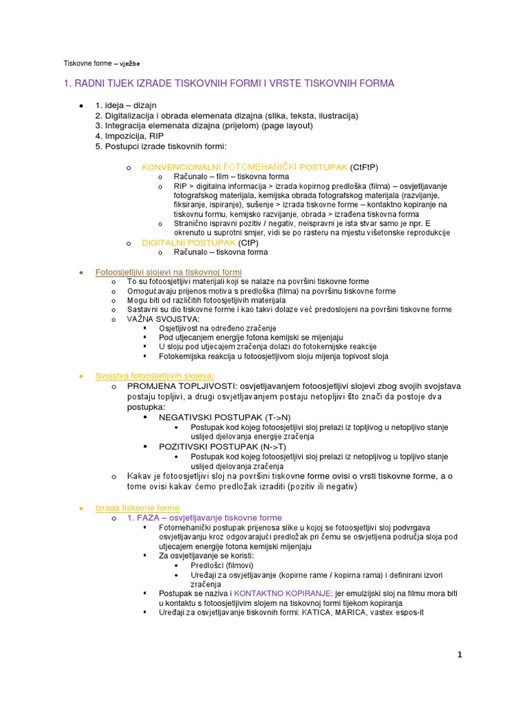 TF Vježbe Text | PDF