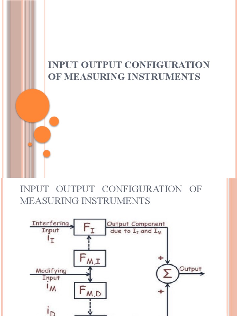 Input Output Configuration of Measuring Instruments | PDF | Technology ...
