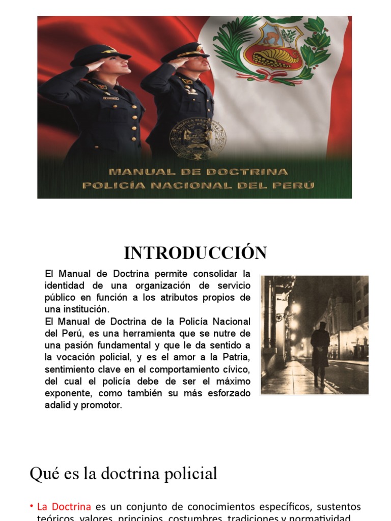 Manual Doctrina PNP | PDF