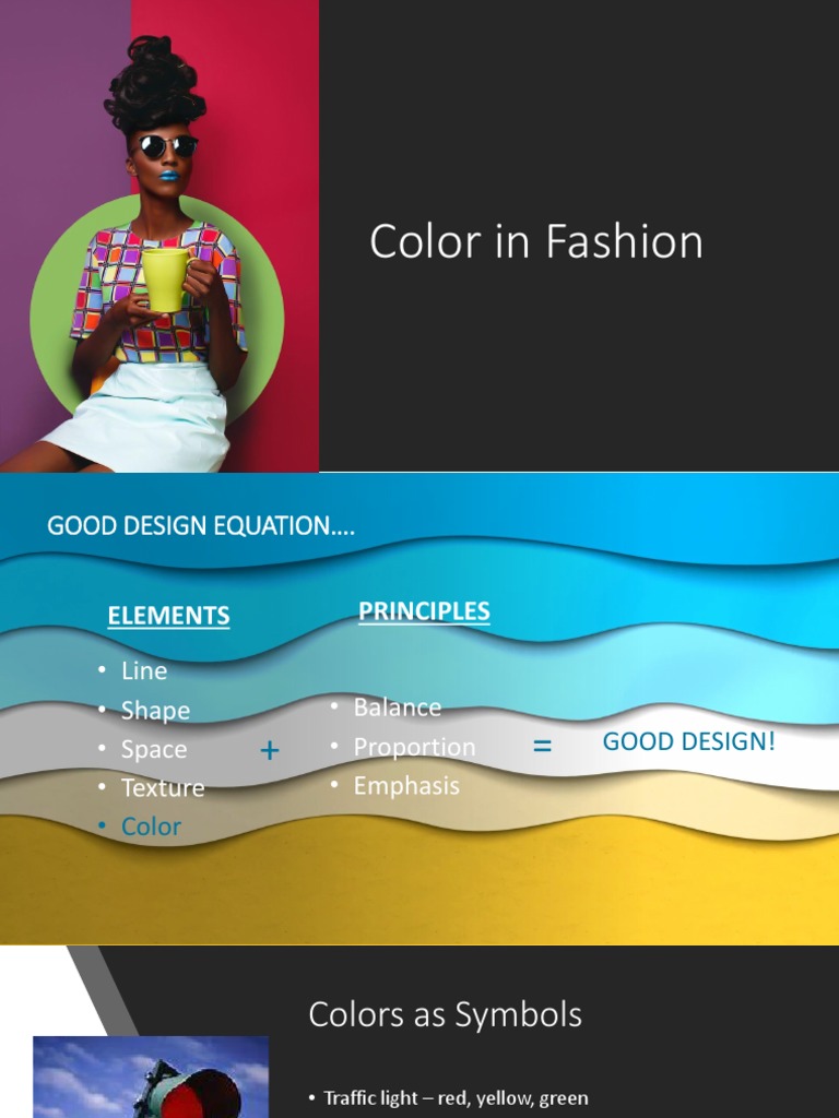 Color Schemes for Fashion Design | PDF | Color | Vision
