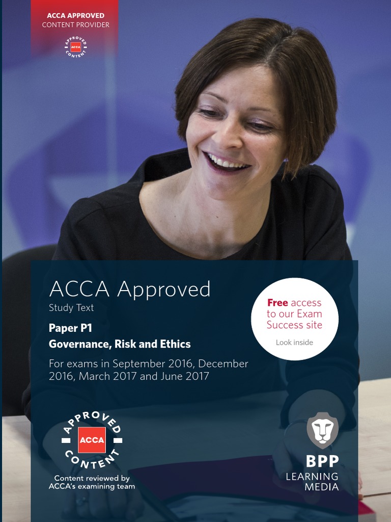 ACCA - P1 Governance, Risk and Ethics - Study Text 2016-2017 | PDF ...