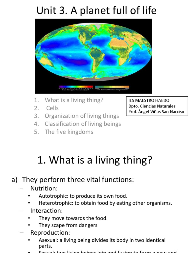 A Planet Full of Life | PDF | Cell (Biology) | Eukaryotes