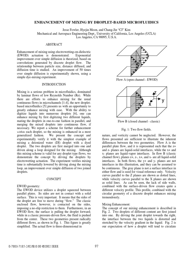 Enhancement of Mixing by Droplet-Based Microfluidics: Within Each ...