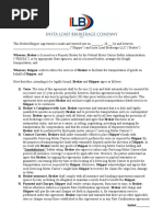 Freight Forwarding Agreement Overview | PDF | Bill Of Lading | Cargo