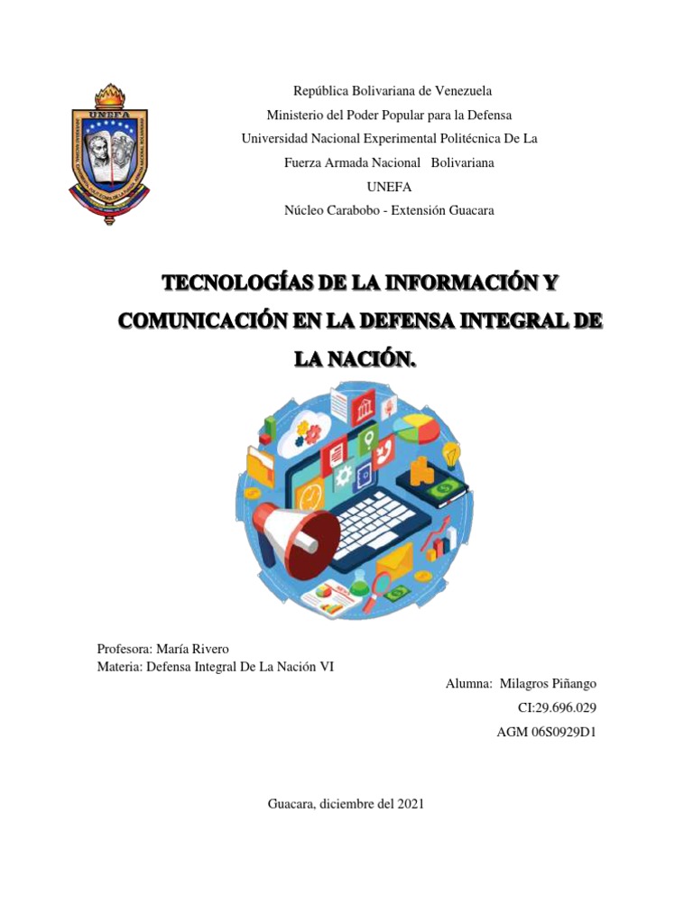 Milagros Piñango DIN VI | PDF | Software libre | Tecnología de ...
