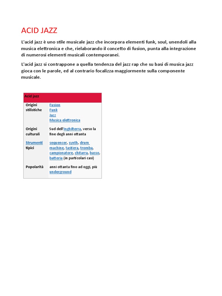 Generi Musicali | PDF