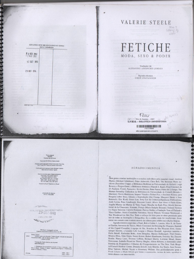 Valerie Steele - Fetiche - Moda, Sexo e Poder | PDF