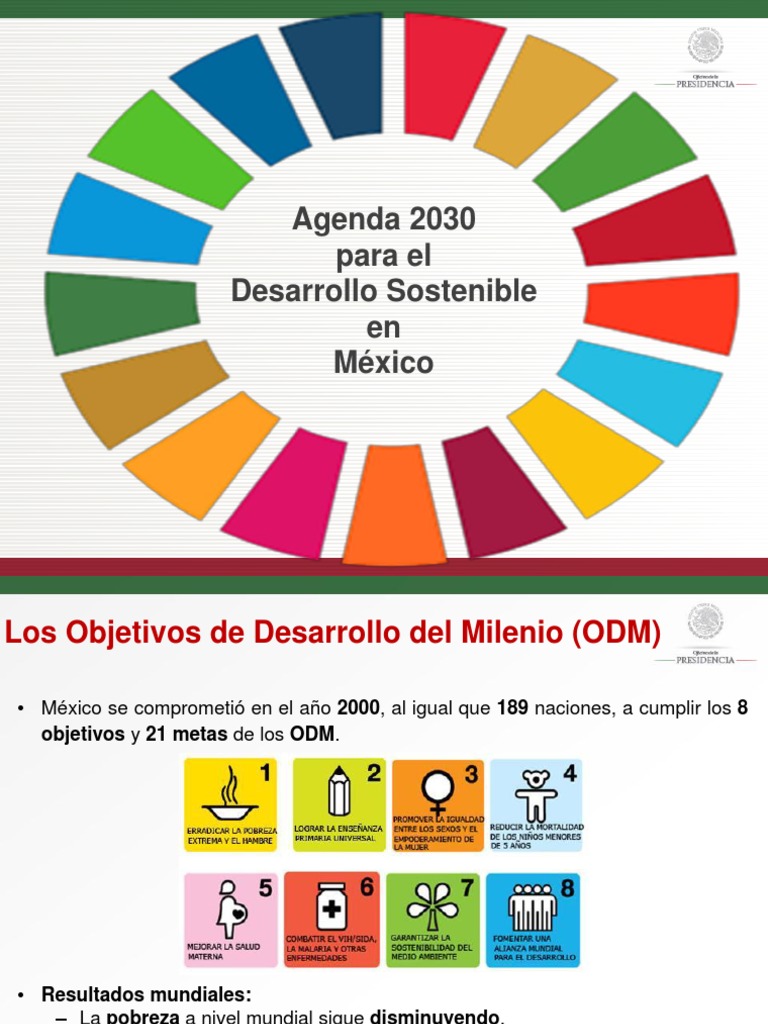 Agenda 2030 Para El Desarrollo Sostenible En México Pdf