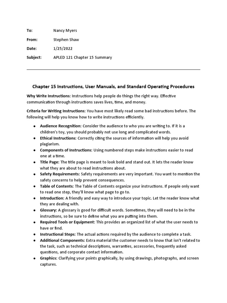 Chapter 15 Summary | Download Free PDF | Usability | Computing