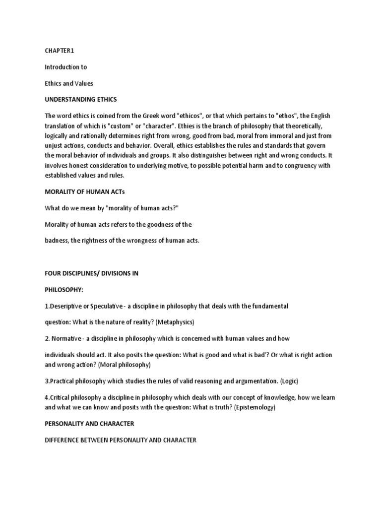 CRIM4 Module1 | PDF | Morality | Value (Ethics)