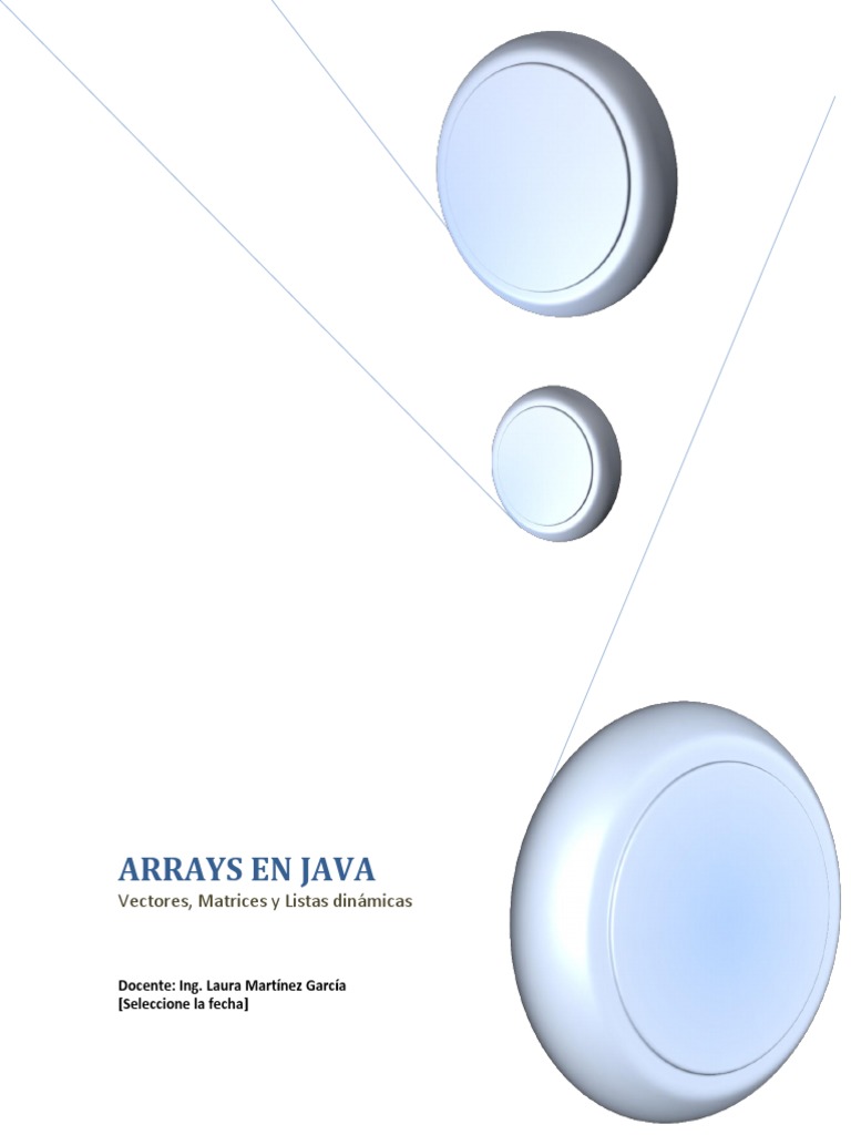 Arrays En Java Pdf Estructura De Datos De Matriz Datos