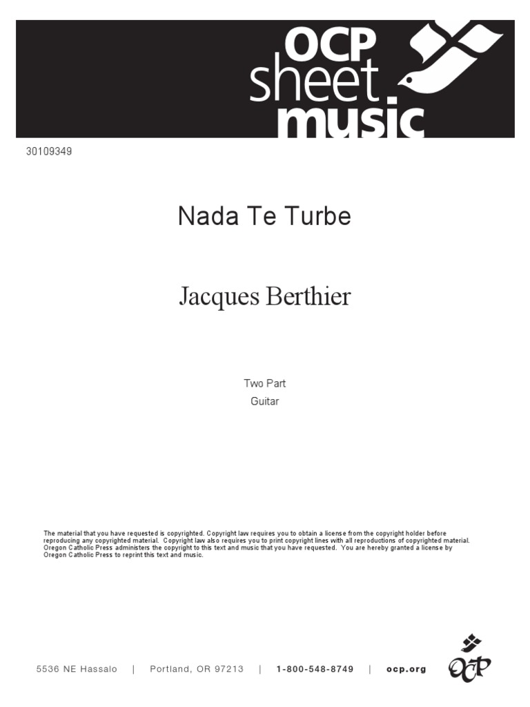 Nada Te Turbe | PDF