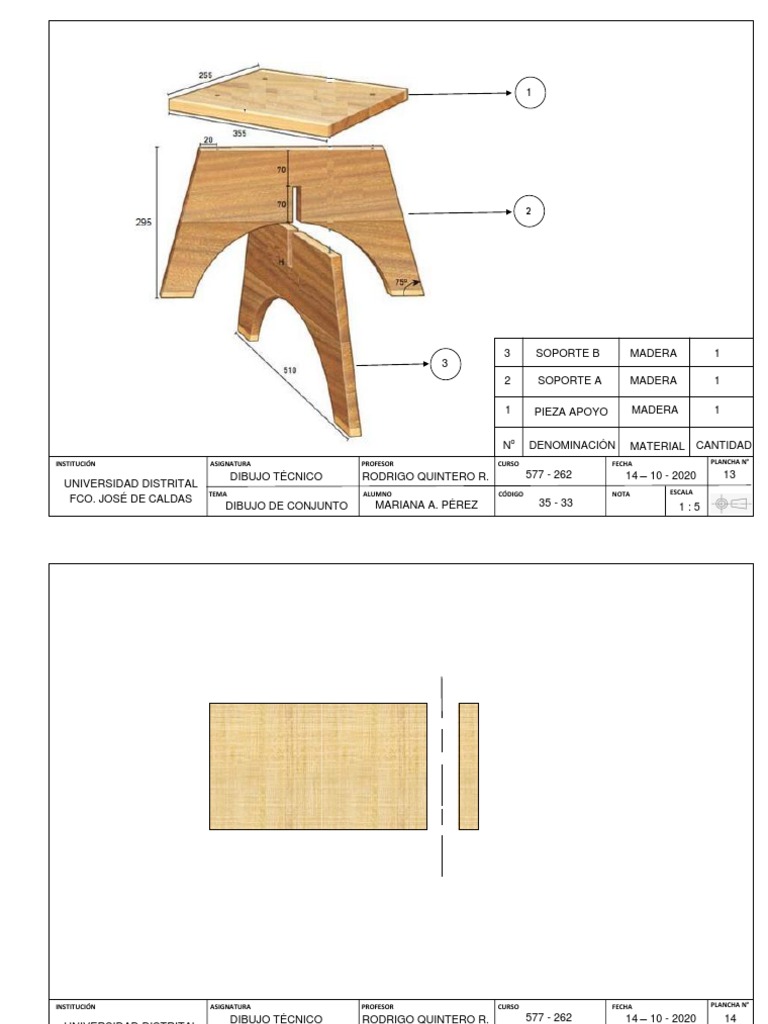 Ejemplo Dibujo de Conjunto | PDF