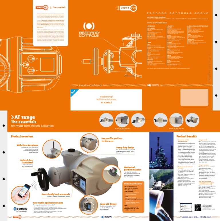 Bernard Controls Specs | PDF | Actuator | Switch