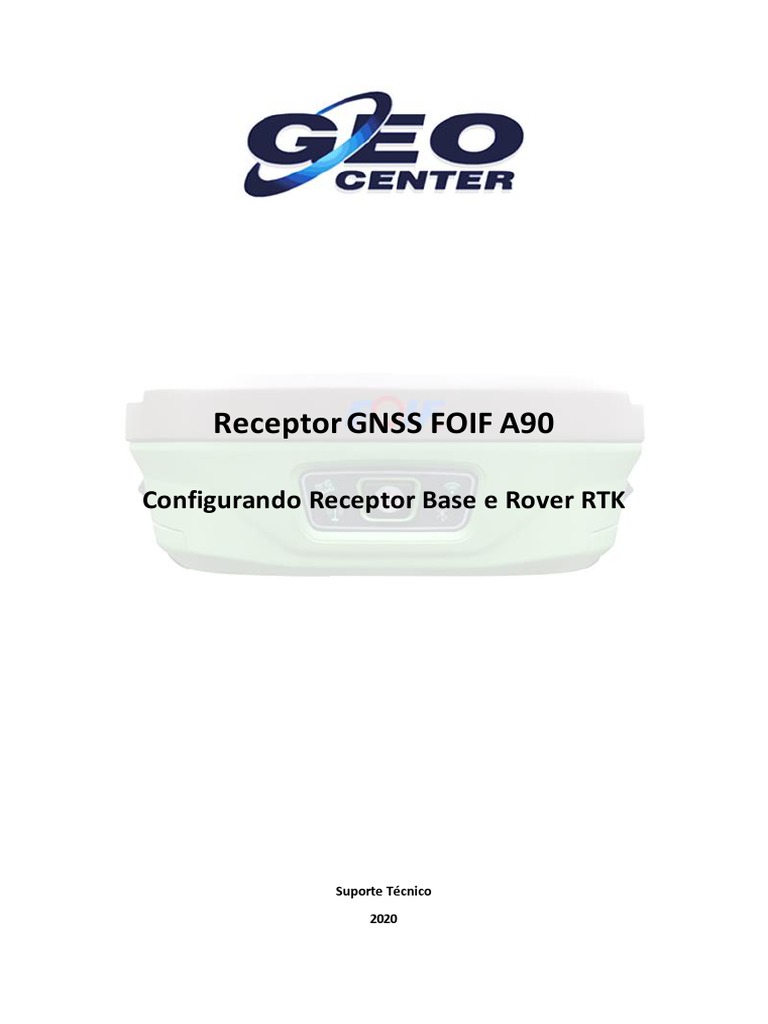 Configurando Receptor Base e Rover RTK | PDF | Satélite | Informática