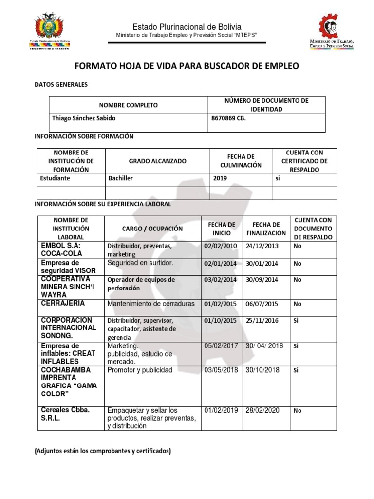 Formato CV | PDF | Economias | Business