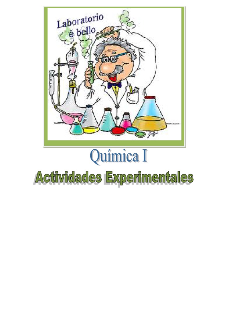 Prácticas de Lab. (Química I) | PDF | Agua | Experimentar