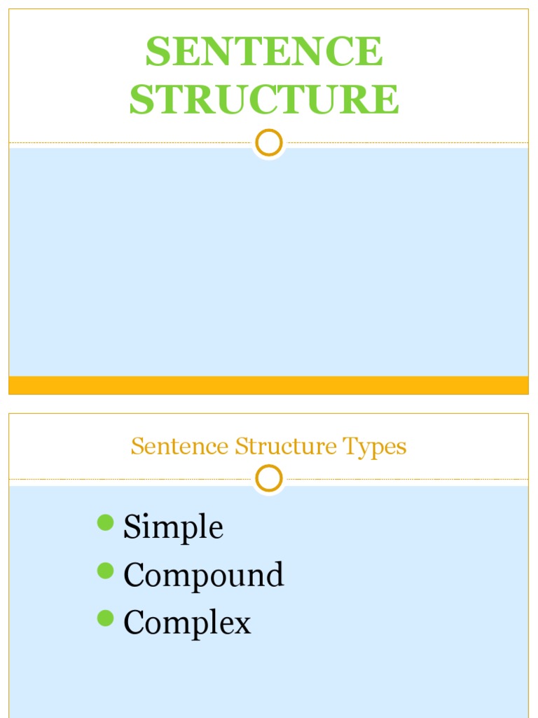 02 Sentence - Types - SimpleCompoundComplex | PDF | Cognition ...