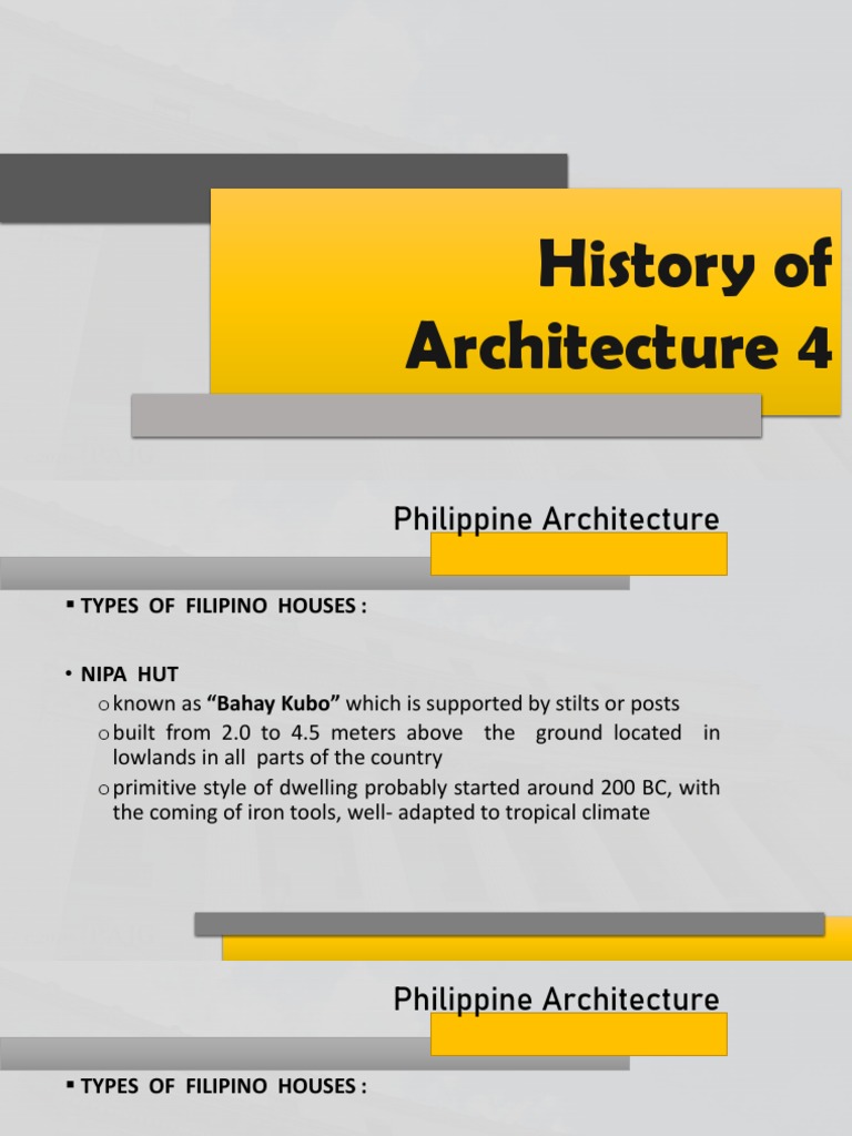 Traditional Filipino House Types | PDF | Economic Sectors