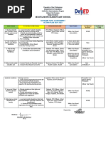 Action Plan School Elementary Learning Government Selg | PDF | Teachers | Learning