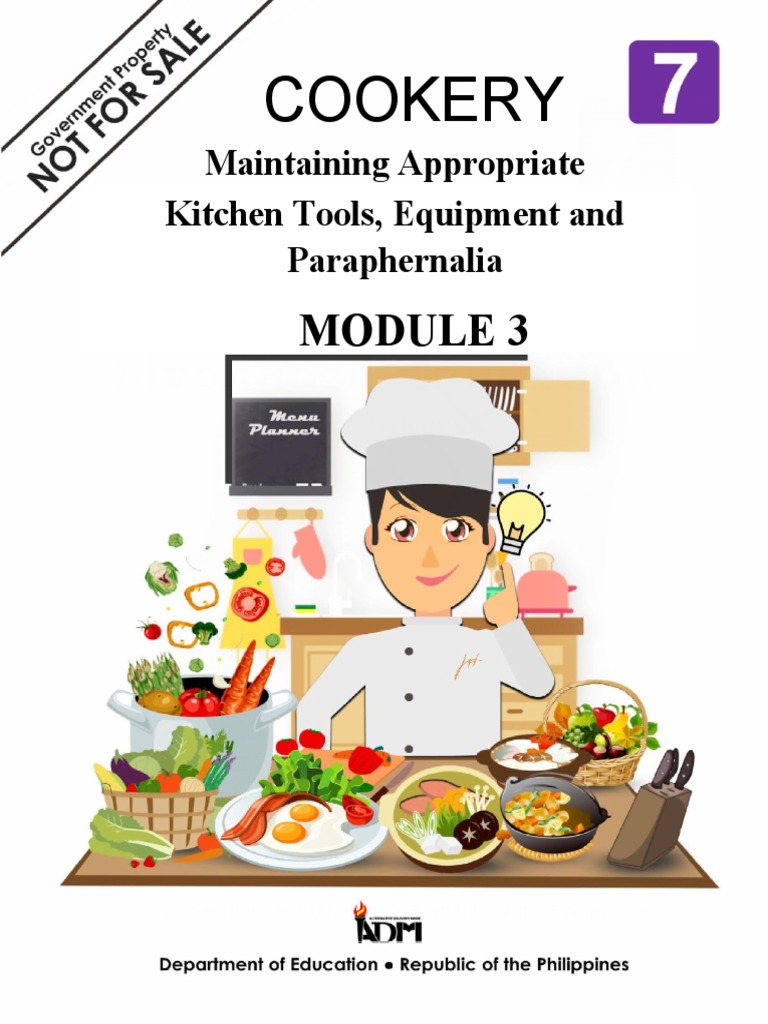 TLE7 - HE - COOKERY - Mod3 - Maintaining Appropriate Kitchen Tools ...