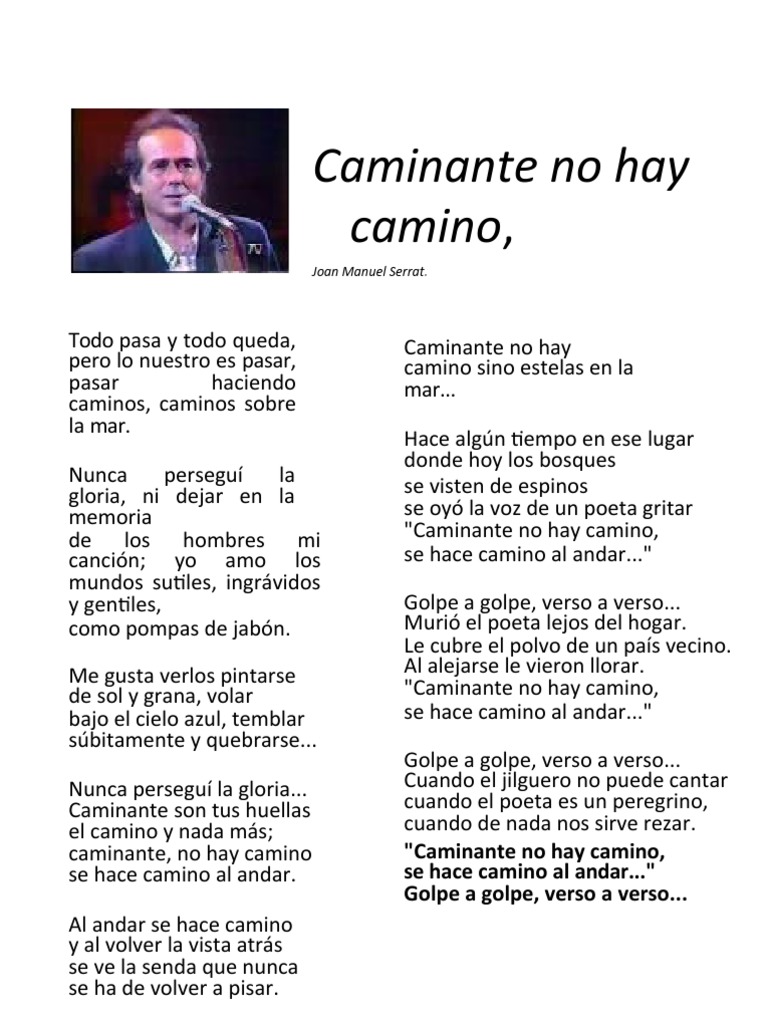 Caminante No Hay Camino. | PDF