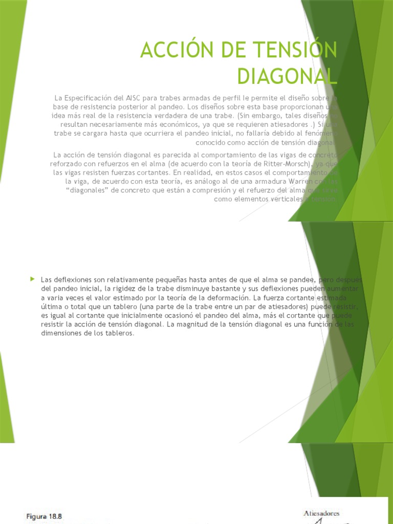 ACCIÓN DE TENSIÓN DIAGONAL | PDF | Pandeo | Estrés (Mecánica)