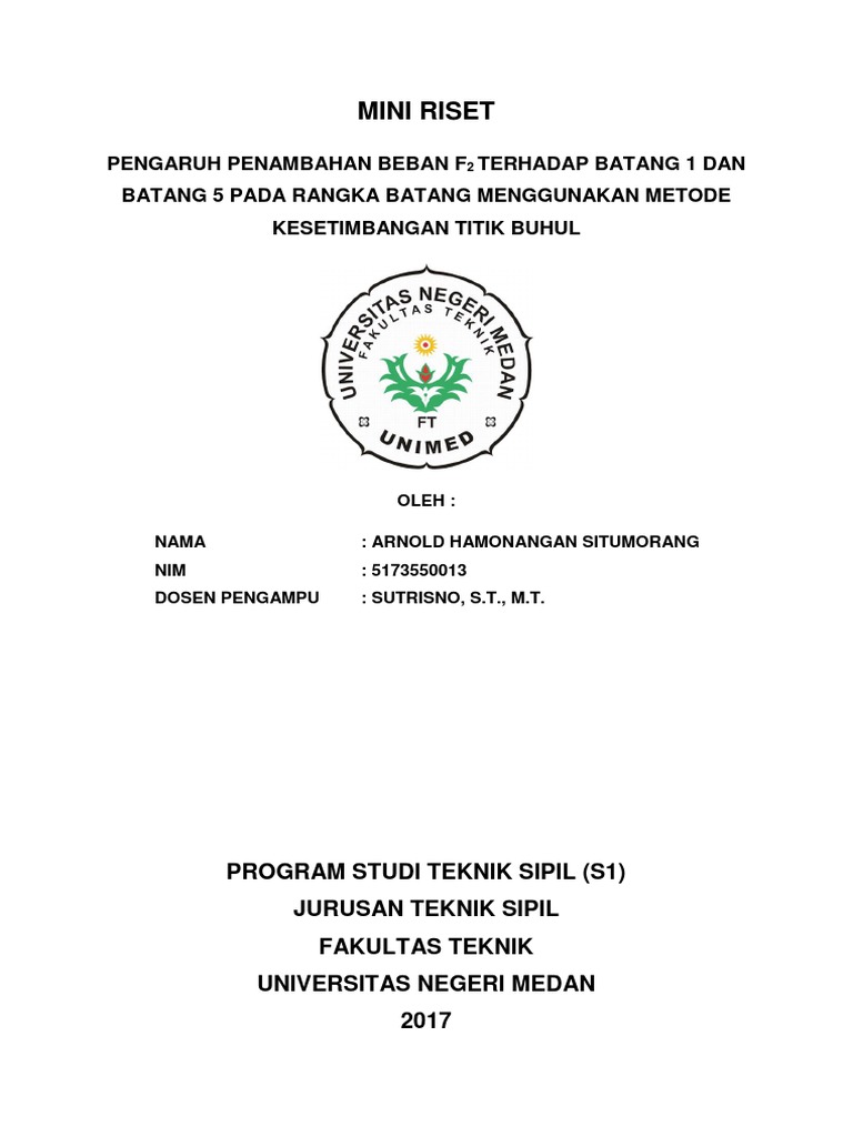 Mini Riset Analisa Struktur Dasar | PDF